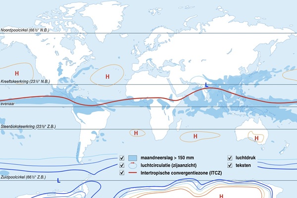 ITCZ & windsystemen – De Geobronnen