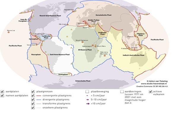 Platentektoniek Wereld – De Geobronnen
